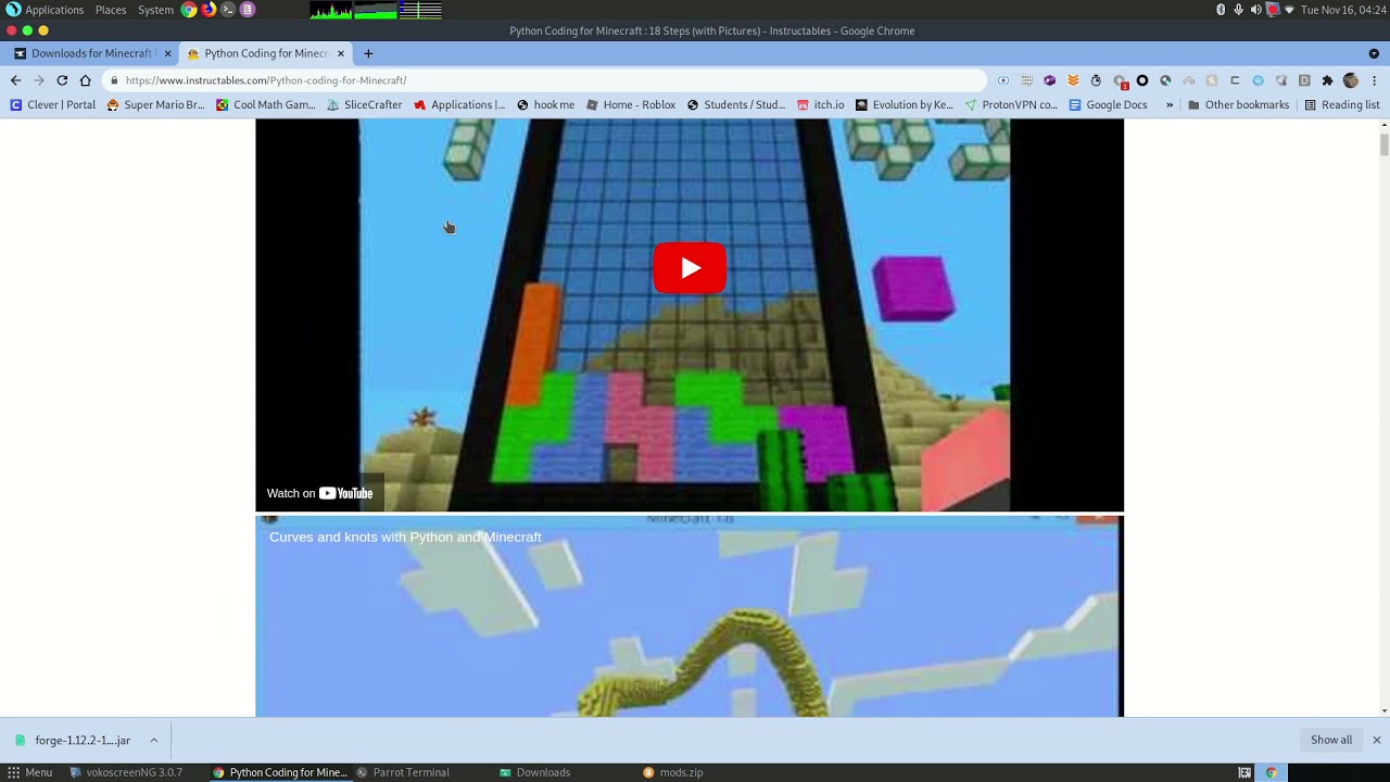 how to code minecraft with python