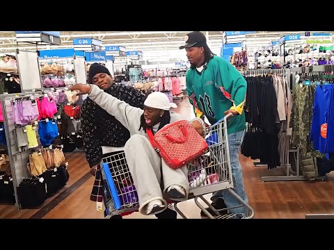 Duke Dennis & AMP going shopping at Walmart for their sleepover!