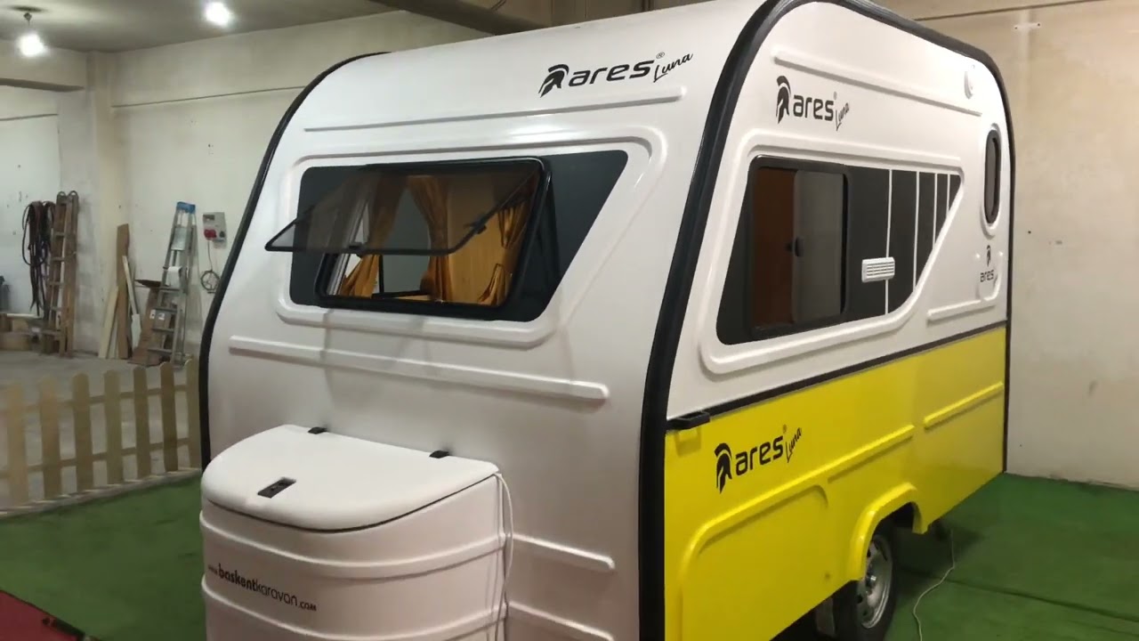 The Luna Ares Is an Ultra-Compact Caravan With Sleeping for 4 and ...