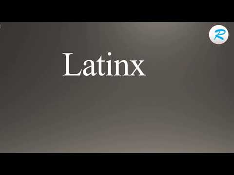 How to pronounce Latinx