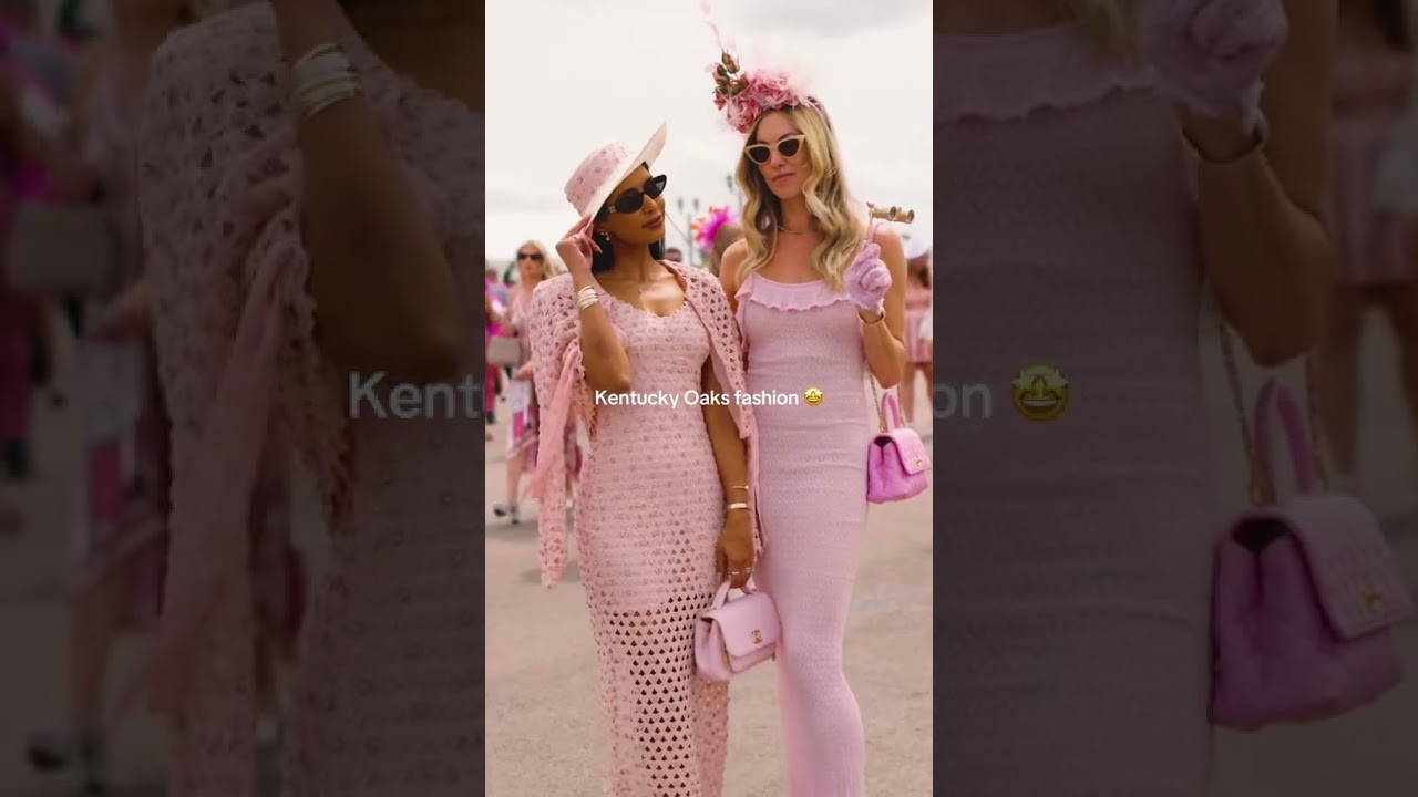 Churchill has become a runway👗 #kentuckyderby