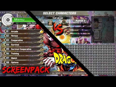 Mugen Screenpack Dragon ball Super V7