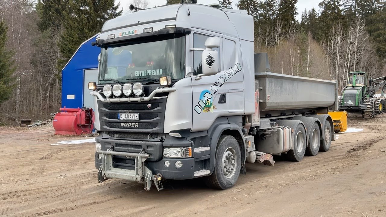 Lastbil Scania R580 8X4, Nordanstig, Klaravik auktioner
