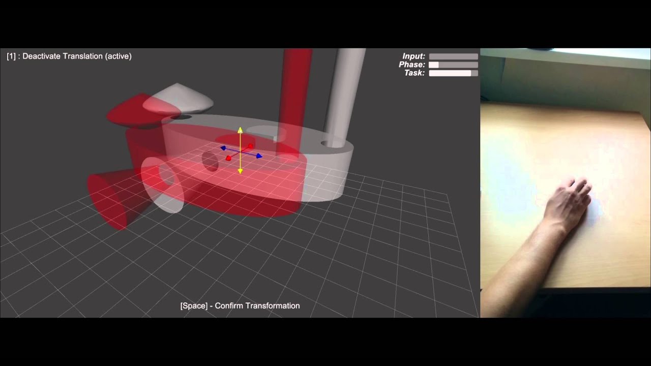 3D object manipulation: Mouse vs. Hand gestures