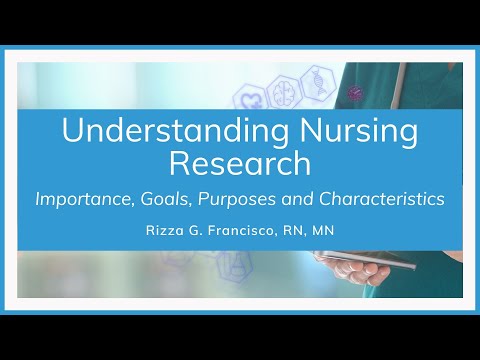 Understanding Nursing Research: Importance, Goals, Purposes and Characteristics