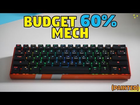 MantisTek GK3-61 Wireless Mechanical Keyboard - Unboxing & Review + Paint