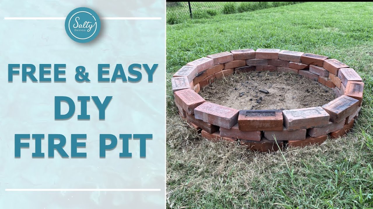 Free and Super EASY DIY Fire Pit