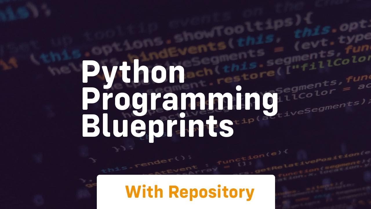 python programming blueprints