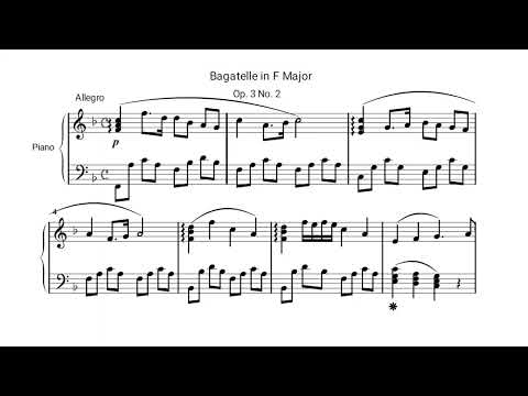 Bagatelle in F Major (Original Composition)