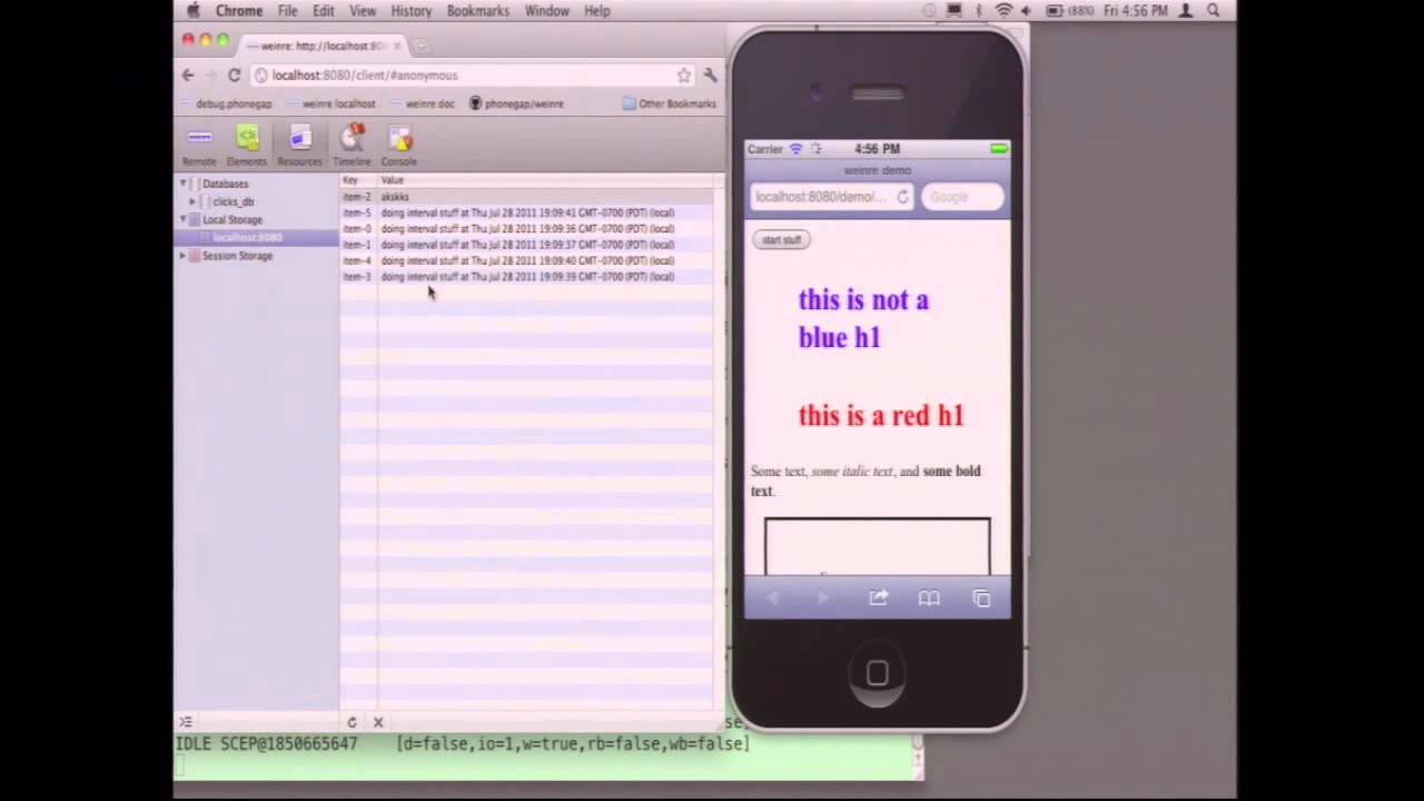 PhoneGap Day 2011 - Debugging Mobile Web Apps with Weinre by Pat Mueller