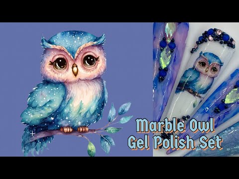 MARBLE OWL GEL POLISH SET | DISCOUNT CODE | @madamglamofficial
