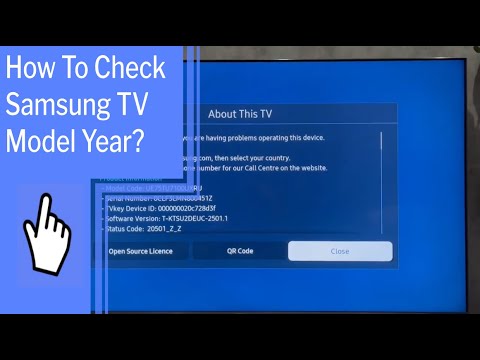 How To Check Samsung TV Model Year?