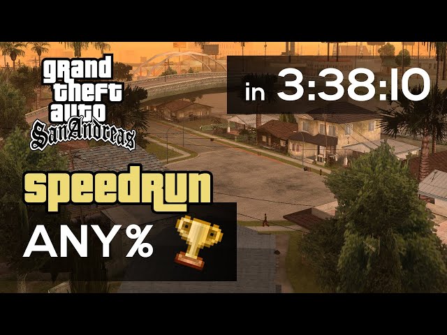 Which GTA San Andreas speedrunners hold the world records?