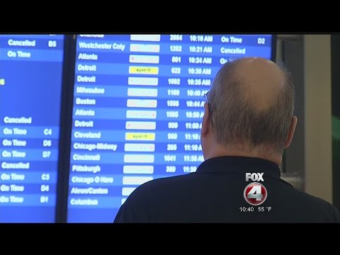 Flight delays stack up at RSW