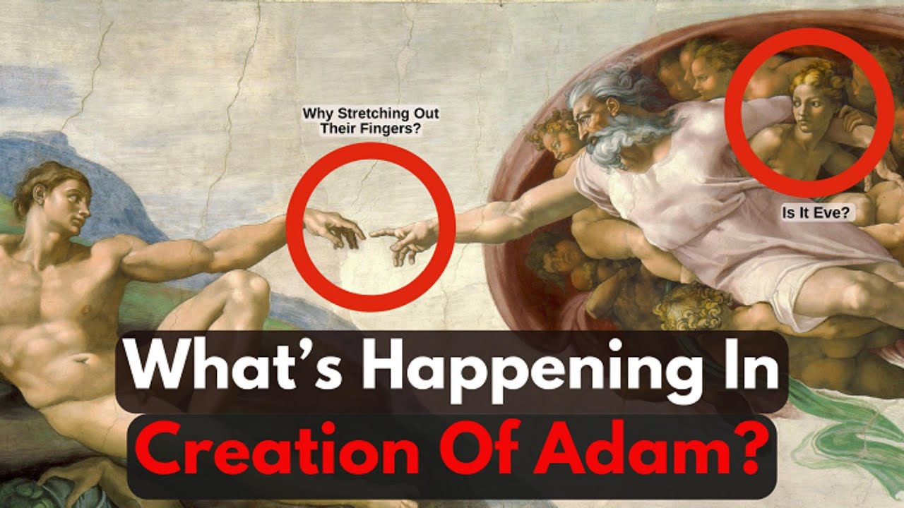 Hidden Secrets in Michelangelo's Creation of Adam #historyhit #michelangelo #arthistory #renaissance