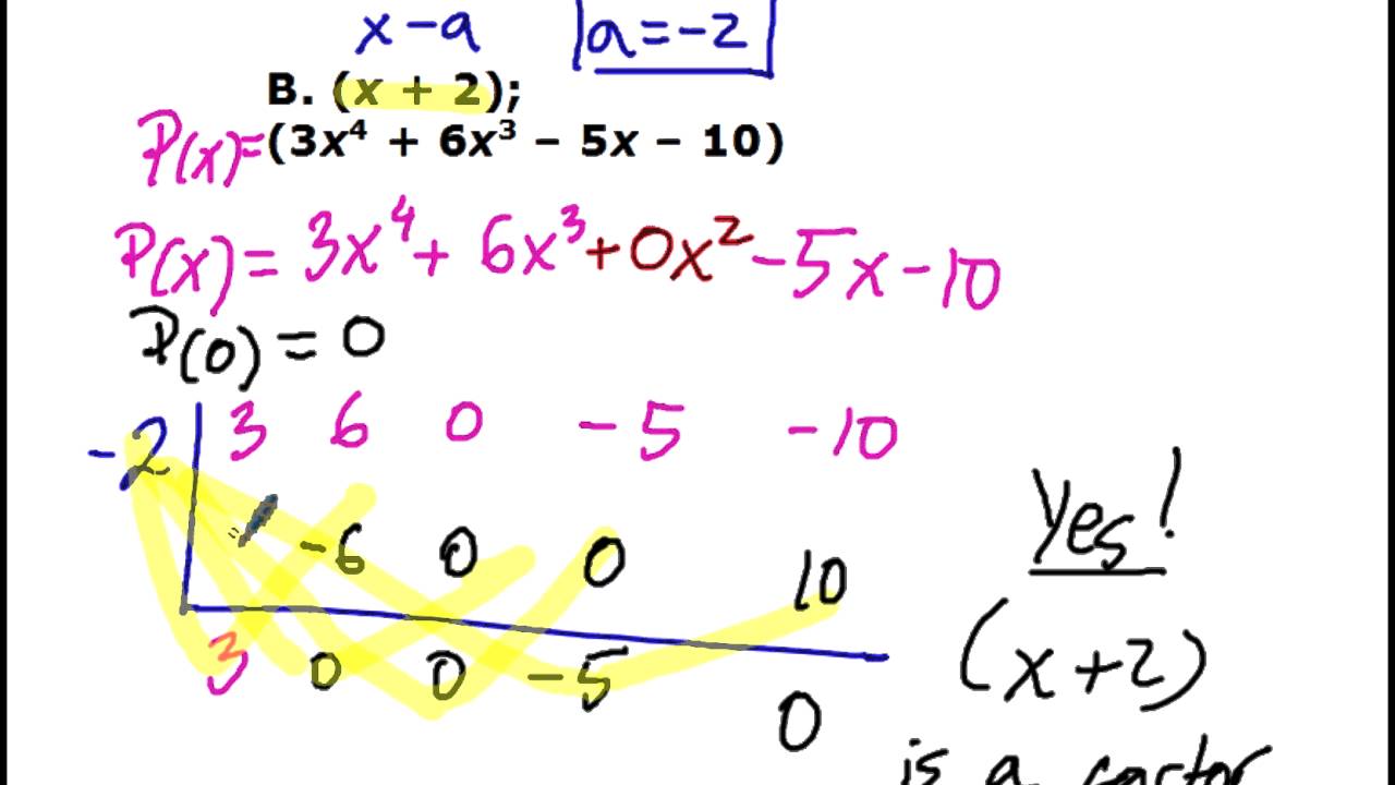 6-4 Factoring Polynomials a