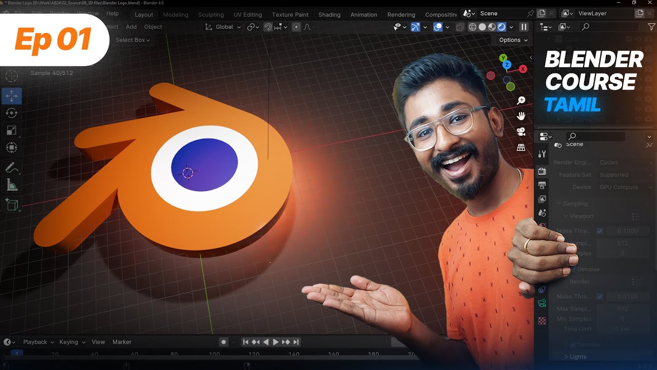 Getting Started with Blender: A Beginner's Guide in Tamil | Galaxy.ai