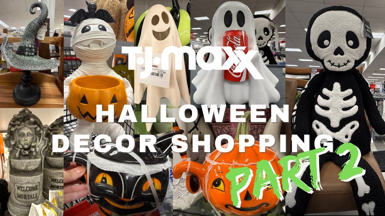Halloween Took Over TJMaxx | Part 2 of Halloween Decor Shopping | 2025