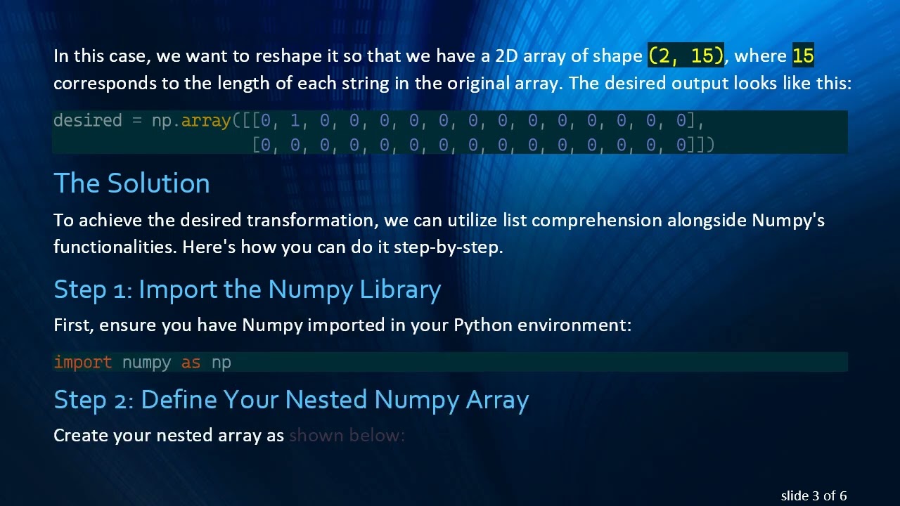 How to Convert a Nested Numpy Array to a 2D Array in Python