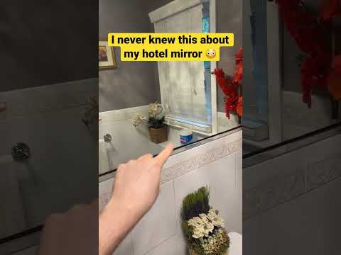 I never knew this about my hotel mirror π³
