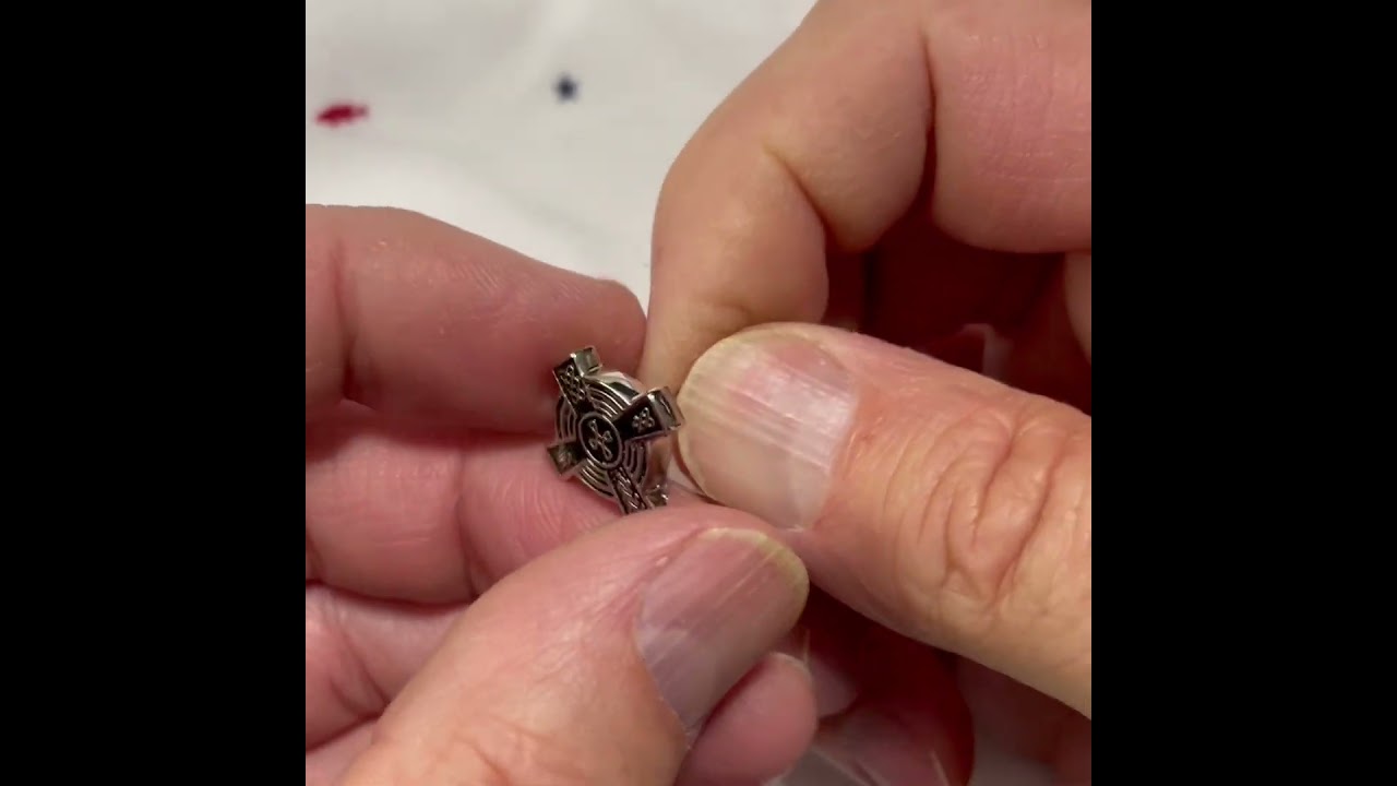 Celtic Cross Lapel Pin Scottish Fun Enamel Pin Jay Pins #enamelpins #jewelry #pins