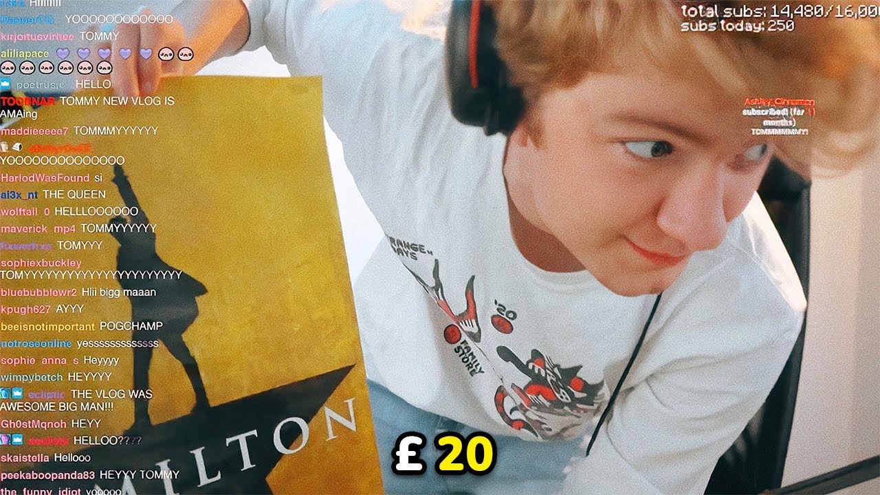 Tommy Buys a Hamilton Poster