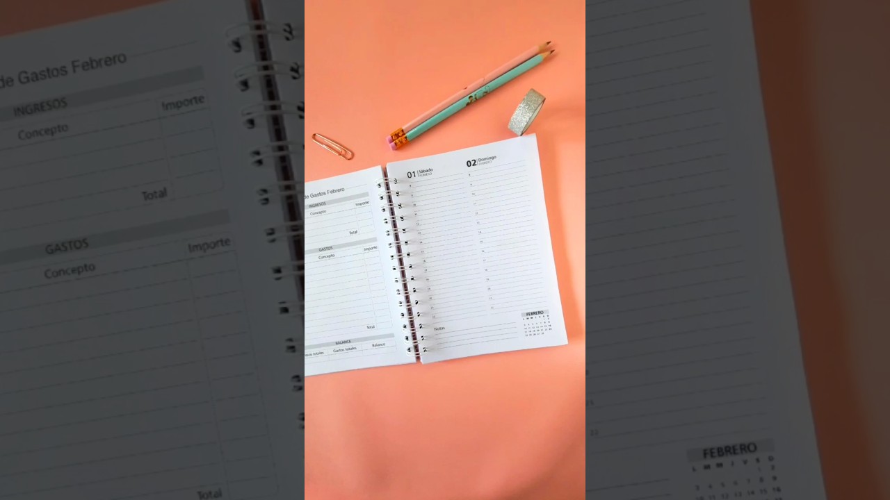 Agenda Diaria Mínima 2025 - Pdf imprimible 🔥