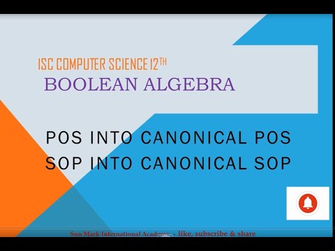 Boolean Algebra Chapter1 PART 05 POS into Canonical POS – Java Programs ...