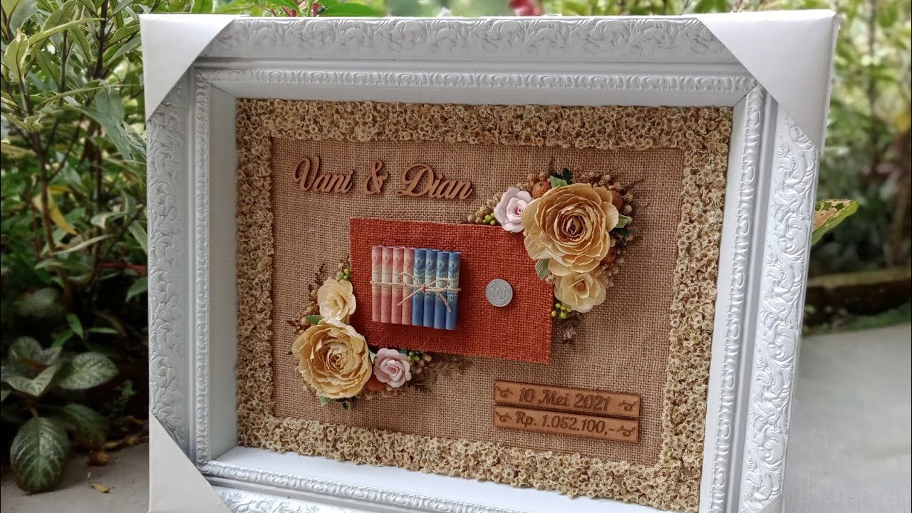 Mahar Pernikahan Rustic Edelweis ukuran 35x45