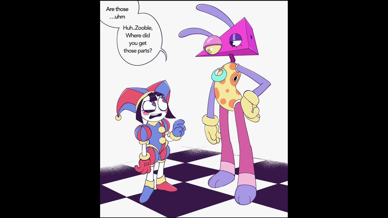 Zoobles new parts (TADC comic dub) #theamazingdigitalcircus #pomni #jax #zooble #comicdub