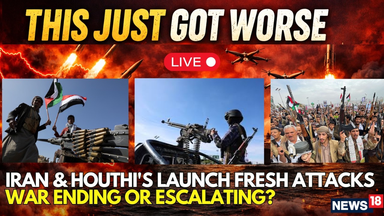LIVE: Iran & Houthis Launch Fresh Attacks Even As Donald Trump Claims War Could End In Weeks | N18G