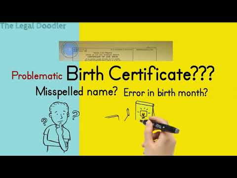 DO YOU WANT TO CORRECT ERRONEOUS ENTRIES IN YOUR BIRTH CERTIFICATE?