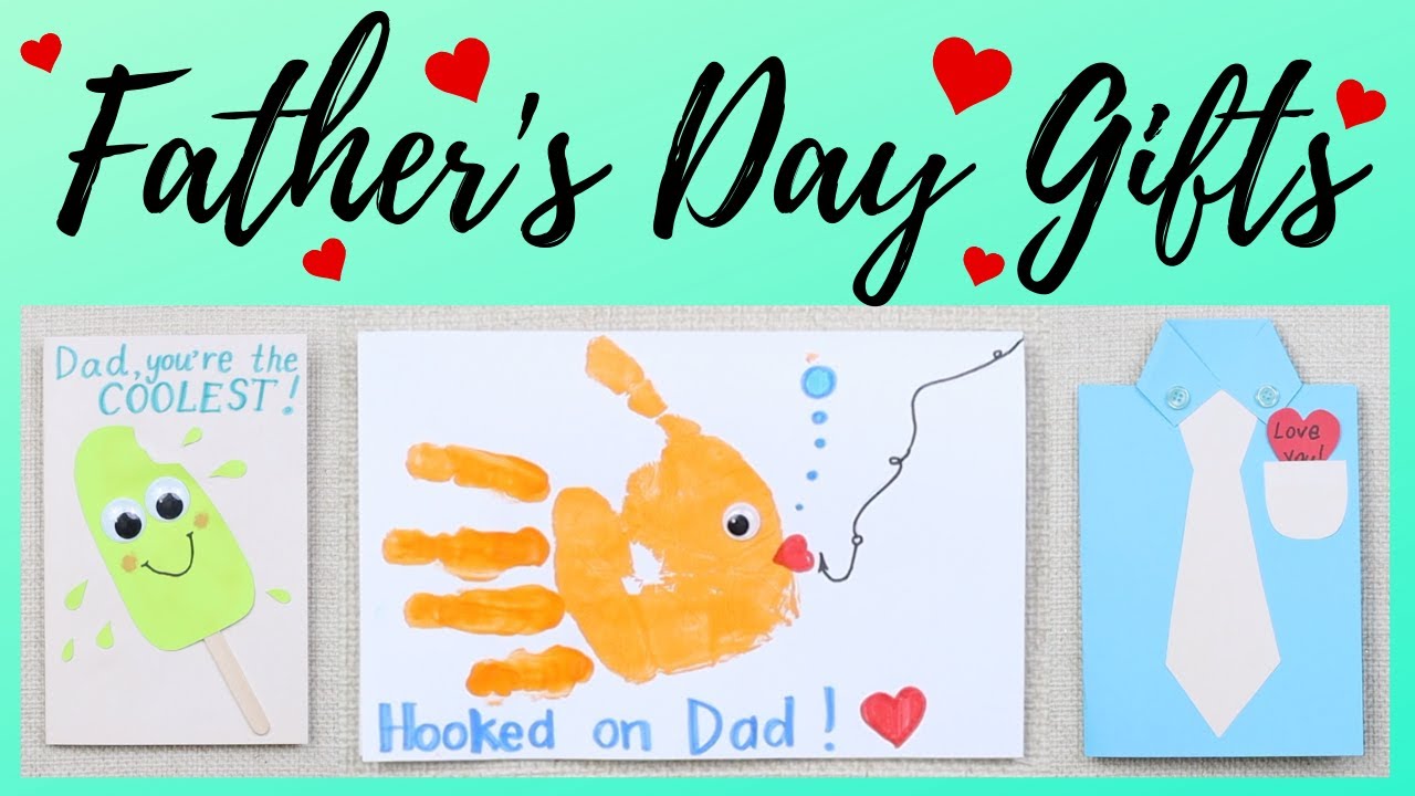 👔 Father's Day Gift Ideas | Father's Day Crafts for Kids