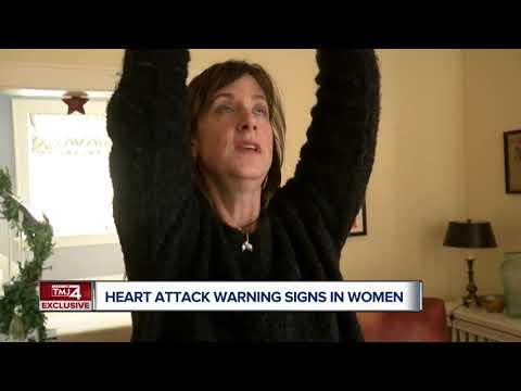 Heart attack warning signs in women