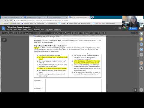 Capstone Essay Peer Review