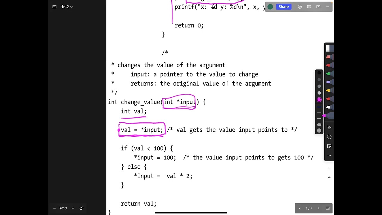 Systems Programming - Video 13 - Pointers and Functions