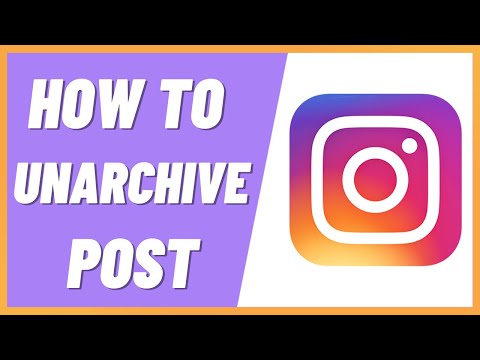 How To Unarchive an Instagram Post (2022)