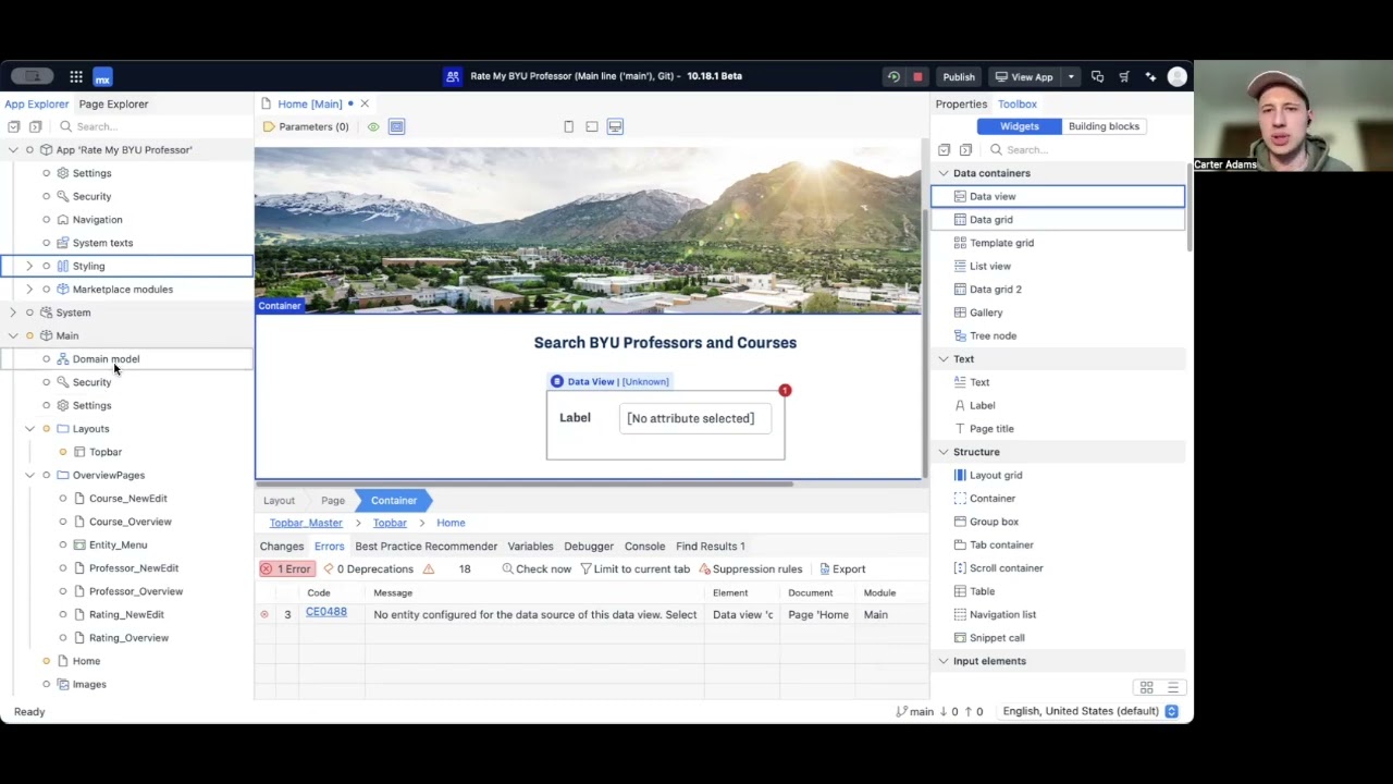 Mendix Tutorial 5 - Custom Styling, Creating Micro/Nanoflows