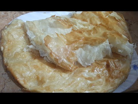 Puff pastry made of glazed chips with municipal ghee or oil, sugar and yogurt