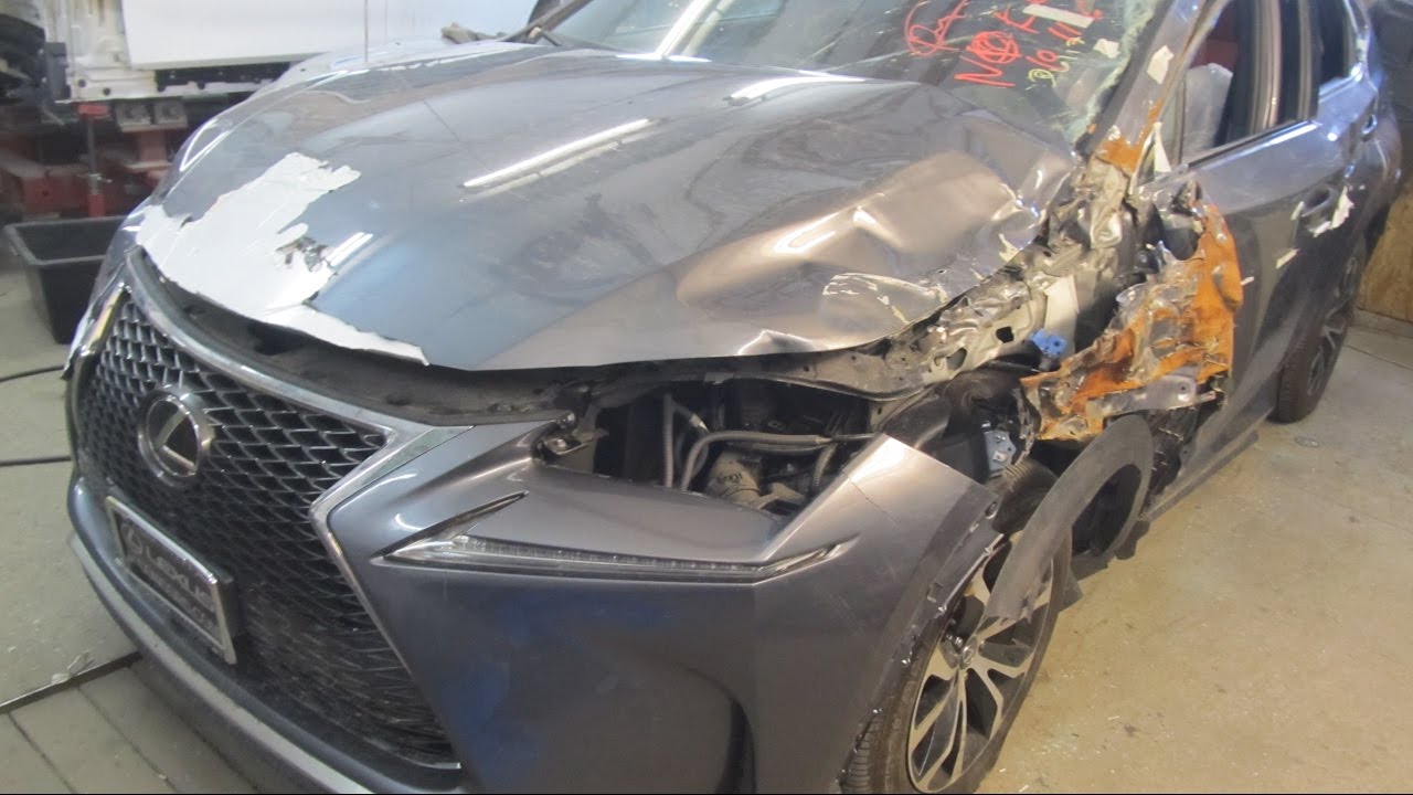 Body Shop Mechanic Brings Crashed Lexus NX Back from the Brink ...