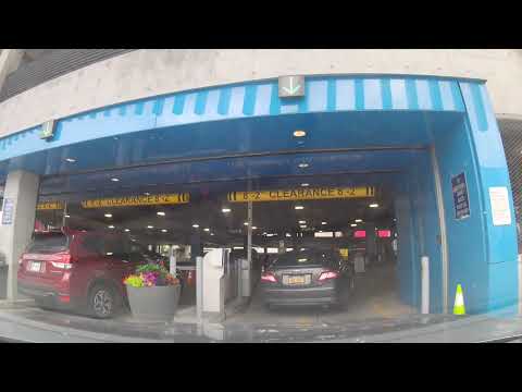 Driving Into The Parking Garage at The Strong National Museum of Play - Rochester, New York