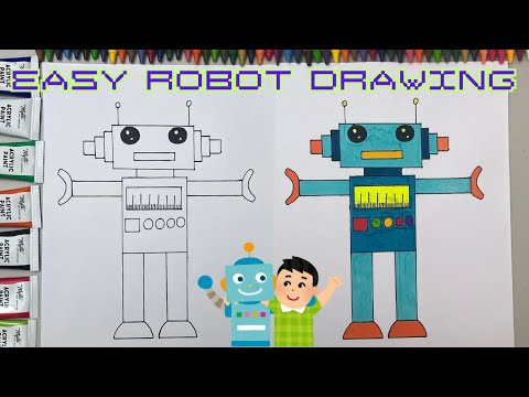 How to Draw a Robot: Fun and Easy