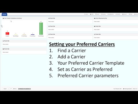 Setting your Preferred Carriers in the TMS