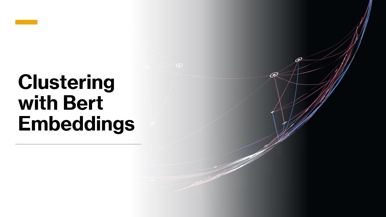Clustering with Bert Embeddings