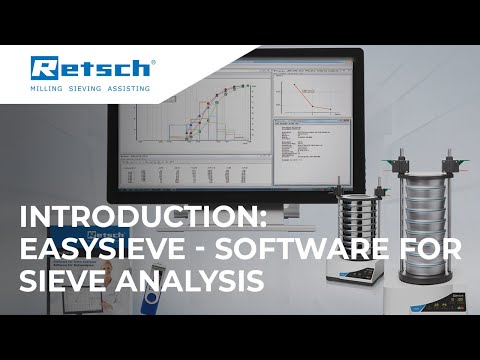 EasySieve - Software for Sieve Analysis - Introduction #RETSCH #sieveshaker #laboratoryinstruments