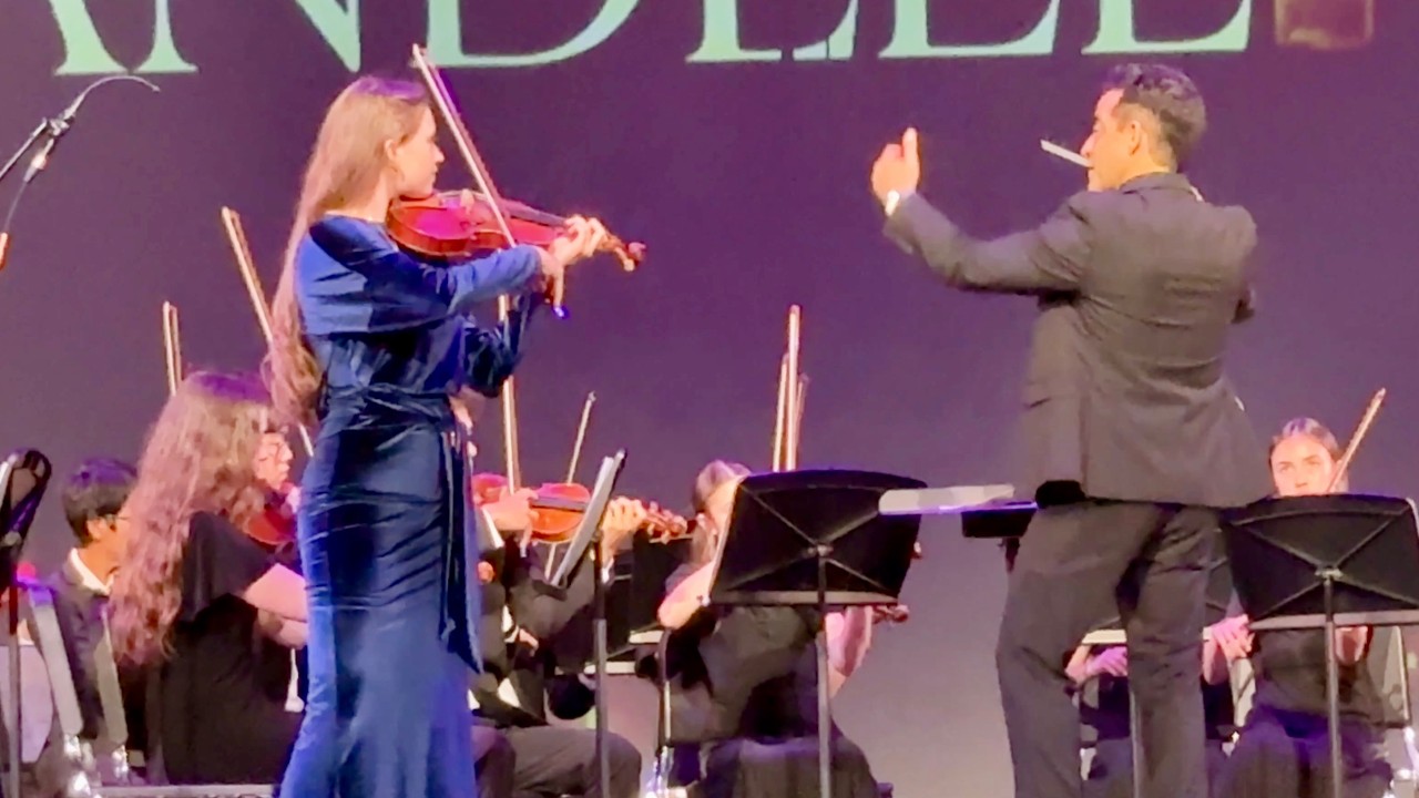Amazing Vivaldi “Winter” Four Seasons | Karolina Protsenko & High School Orchestra