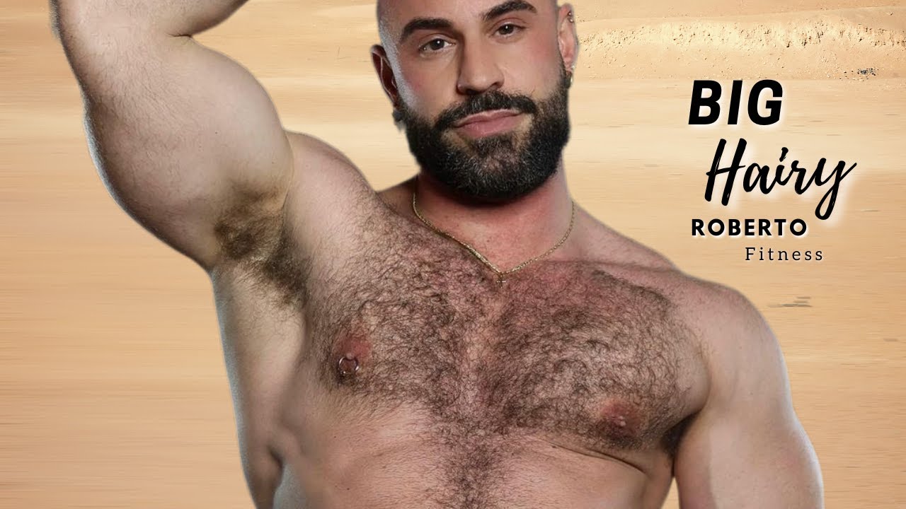 Big Hairy Italian Handsome Man Fitness