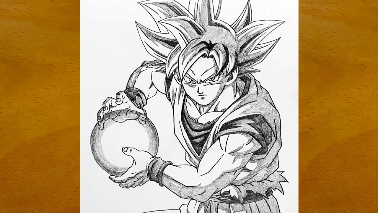 How to Draw Goku Ultra Instinct | Epic Dragon Ball Super Art
