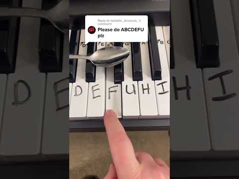 ???? ABCDEFU Piano Tutorial ???? #Piano #shorts