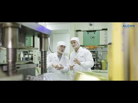 How does Alchn produce aluminum foil container